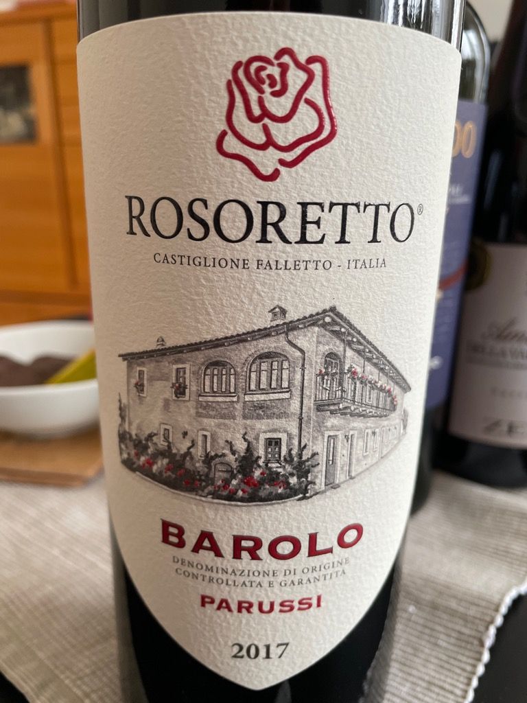 2019 Rosoretto Barolo Parussi, Italy, Piedmont, Langhe, Barolo - CellarTracker