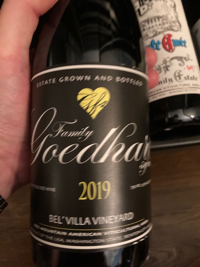 2019 Goedhart Family Syrah Bel' Villa Vineyard, USA, Washington ...