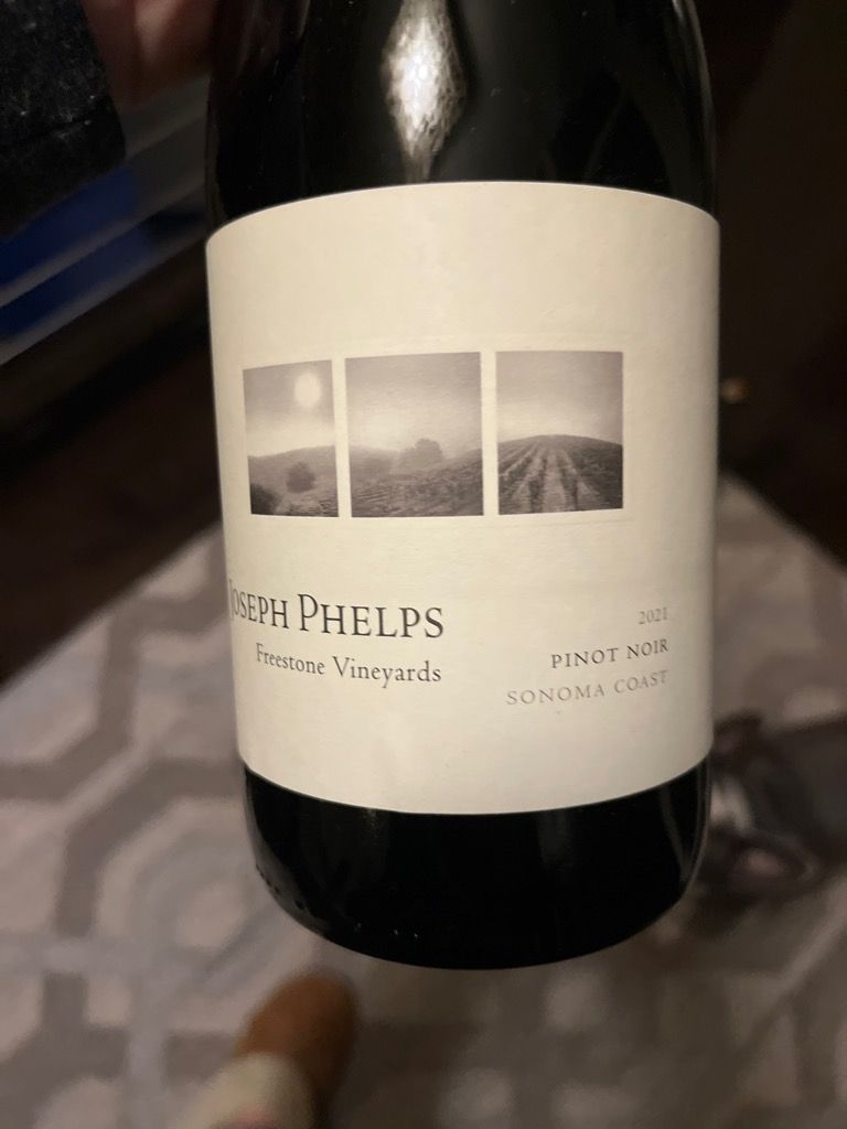 2021 Joseph Phelps Pinot Noir Freestone Vineyards, USA, California, Sonoma County, Sonoma Coast ...