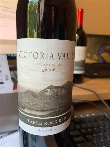 NV Victoria Valley Vineyards Table Rock Red, USA, South Carolina ...