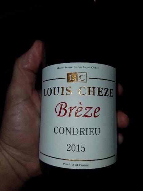 2015 Domaine Louis Cheze Condrieu Cuvée de Breze, France, Rhône ...