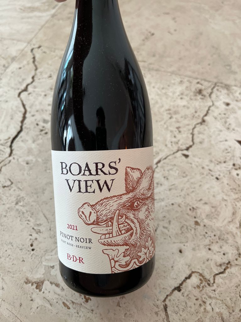 2021 Boars' View Pinot Noir BDR, USA, California, Sonoma County, Fort Ross - Seaview - CellarTracker
