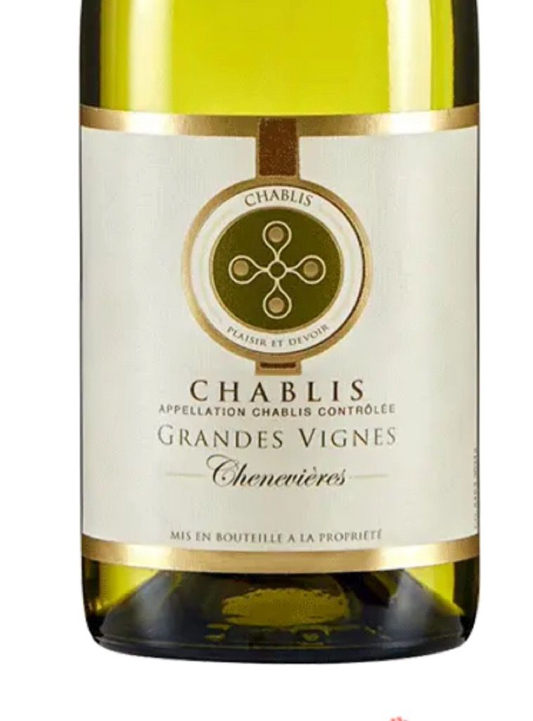 2022 Domaine des Chenevières Chablis Les Grandes Vignes, France ...