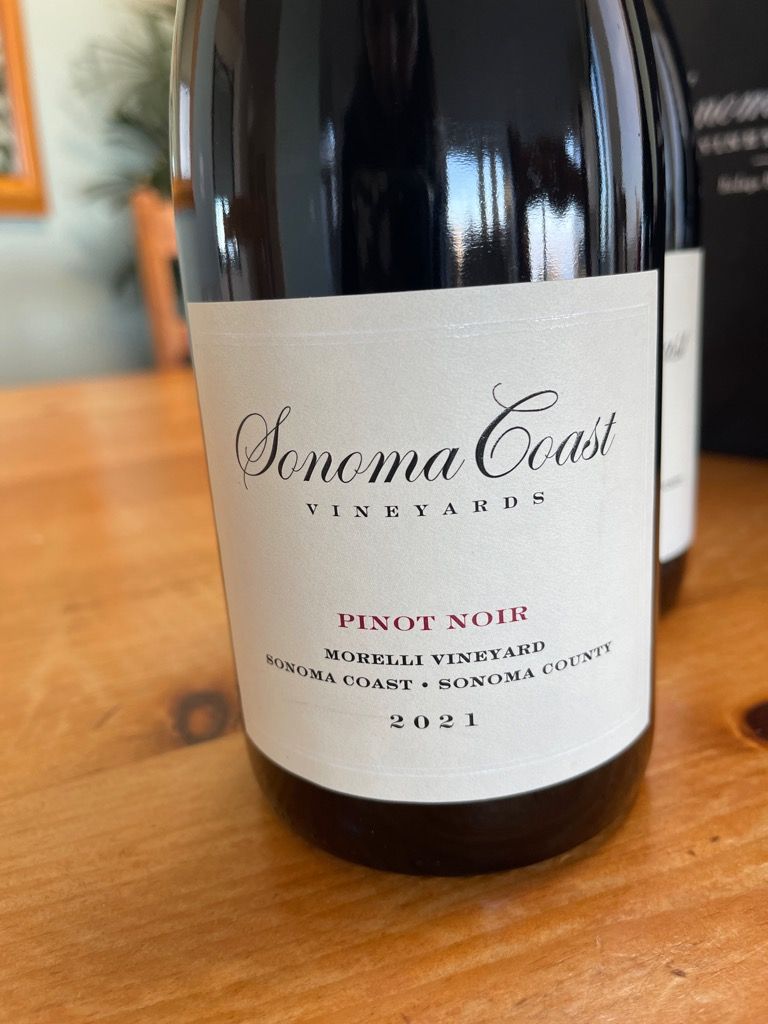 2021 Sonoma Coast Vineyards Pinot Noir Dutton Ranch Morelli Vineyard, USA, California, Sonoma ...