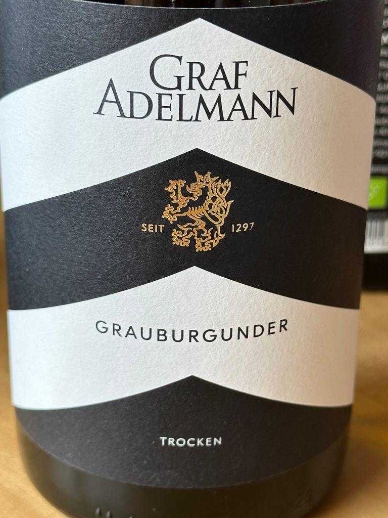 2022 Weingut Graf Adelmann Grauburgunder Gutswein, Germany, Württemberg ...