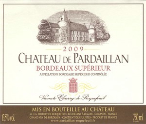 2002 Château Pardaillan, France, Bordeaux, Blaye Côtes de Bordeaux ...