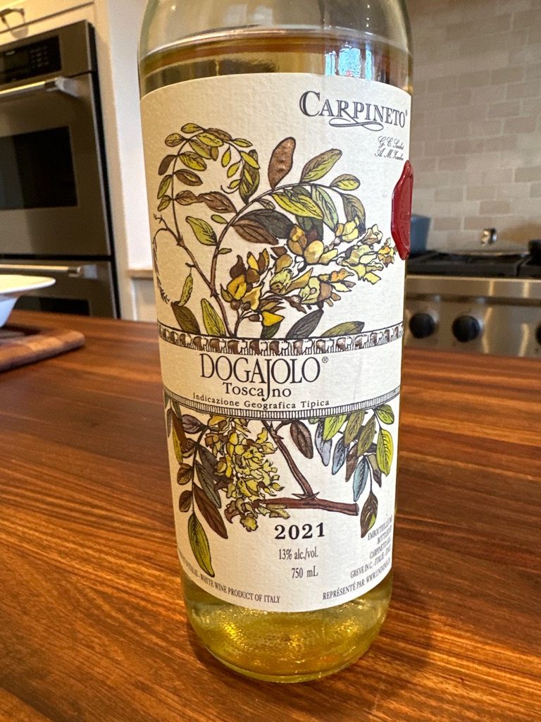 2022 Carpineto Dogajolo Bianco Toscana IGT, Italy, Tuscany, Toscana IGT ...