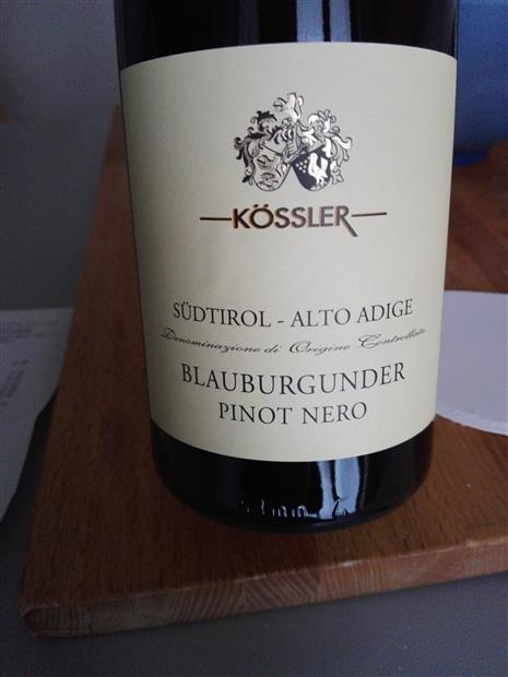 2020 Kossler Alto Adige - Südtirol Pinot Nero, Italy, Trentino-Alto ...