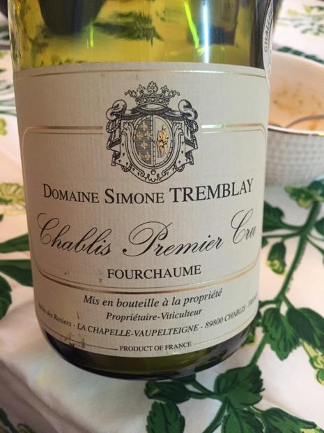 2022 Simone Tremblay Chablis, France, Burgundy, Chablis - CellarTracker