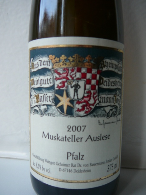 2007 Dr. von Bassermann-Jordan Muskateller Auslese, Germany, Pfalz ...