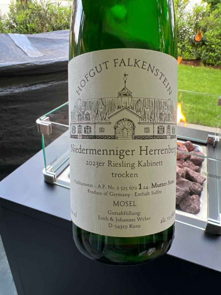 2024 Hofgut Falkenstein Niedermenniger Herrenberg Riesling Kabinett ...