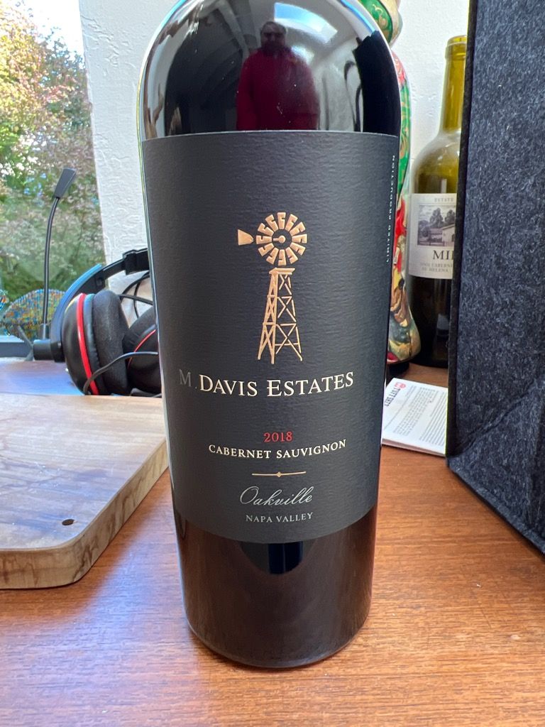 2018 Davis Estates Cabernet Sauvignon Oakville, USA, California, Napa ...