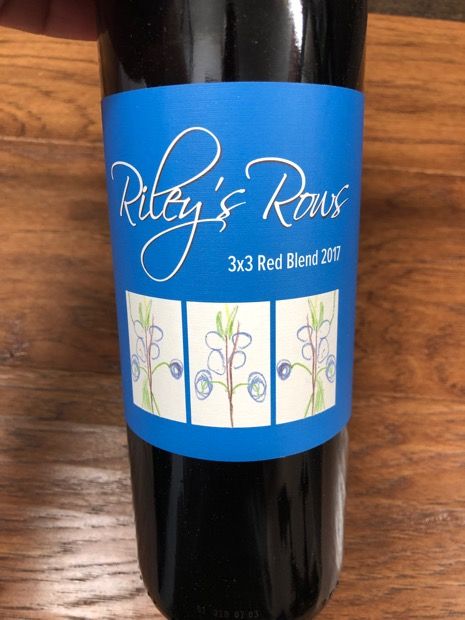 2017 Flanagan Riley's Rows 3x3 Red Blend, USA, California, North Coast ...