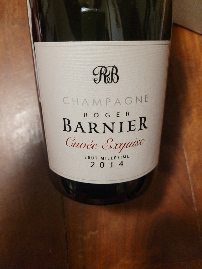 2014 Roger Barnier Champagne Cuvée Exquise, France, Champagne ...