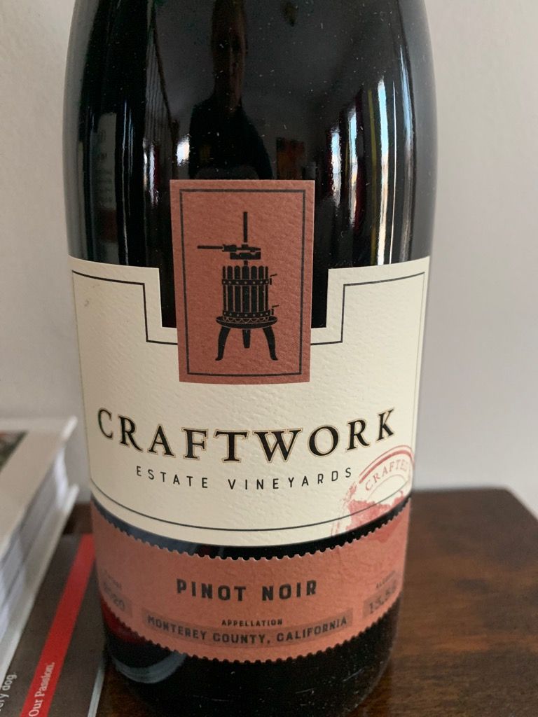 2020 Craftwork Pinot Noir, USA, California, Central Coast, Monterey ...