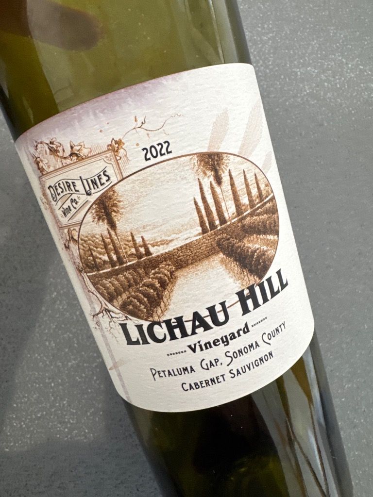 2022 Desire Lines Cabernet Sauvignon Lichau Hill Vineyard, USA ...