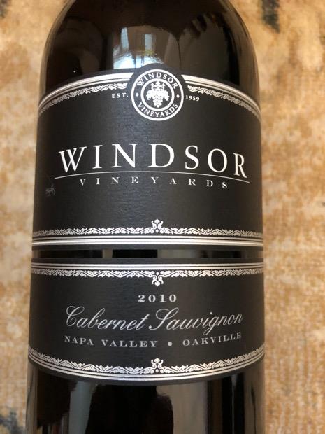 2010 Windsor Vineyards Cabernet Sauvignon Oakville, USA, California ...