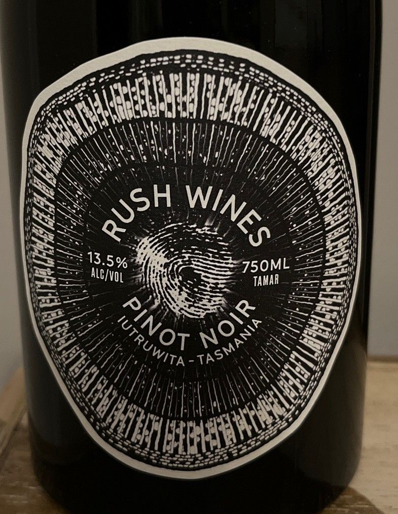 2021 Rush Wines Pinot Noir, Australia, Tasmania, Tamar Valley ...