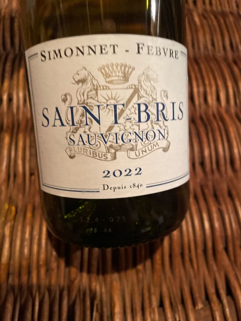 2022 Simonnet-Febvre Saint-Bris, France, Burgundy, Côtes d'Auxerre ...