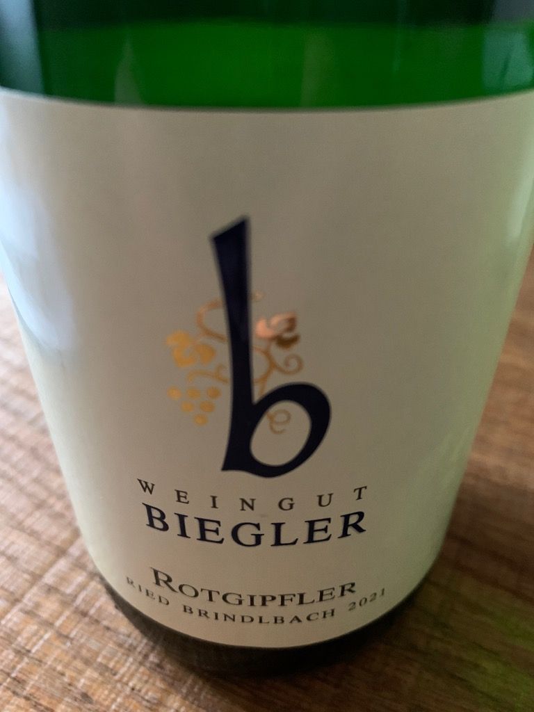 2021 Biegler Rotgipfler Brindlbach, Austria, Niederösterreich ...