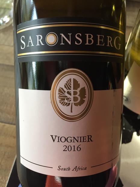 2016 Saronsberg Viognier, South Africa, Coastal Region - CellarTracker