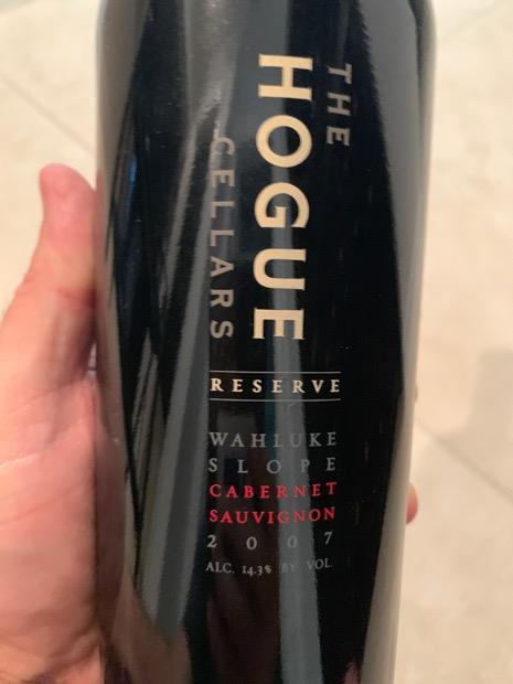 2007 Hogue Cellars Cabernet Sauvignon Reserve, USA, Washington ...