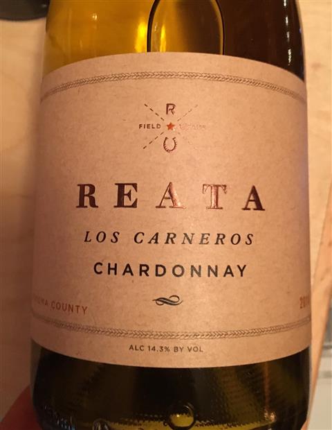 2019 Reata Chardonnay Jamieson Ranch, USA, California, Napa / Sonoma ...