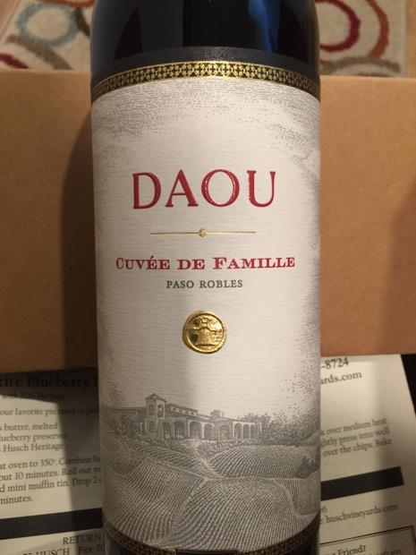 2020 Daou Vineyards Cuvée de Famille, USA, California, Central Coast ...