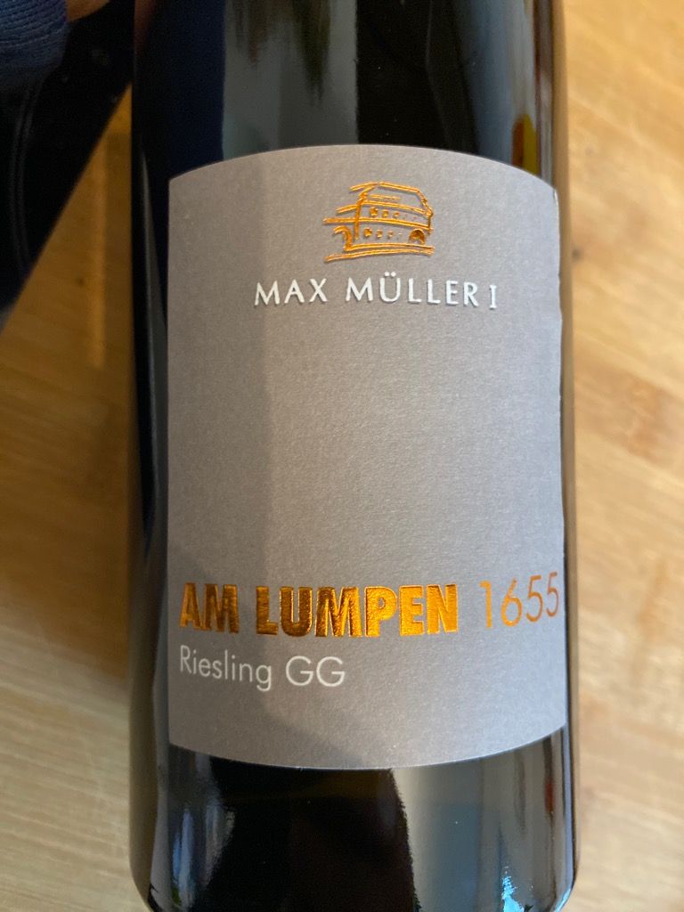 2022 Weingut Max Müller I. Am Lumpen 1655 Riesling Großes Gewächs, Germany, Franken - CellarTracker