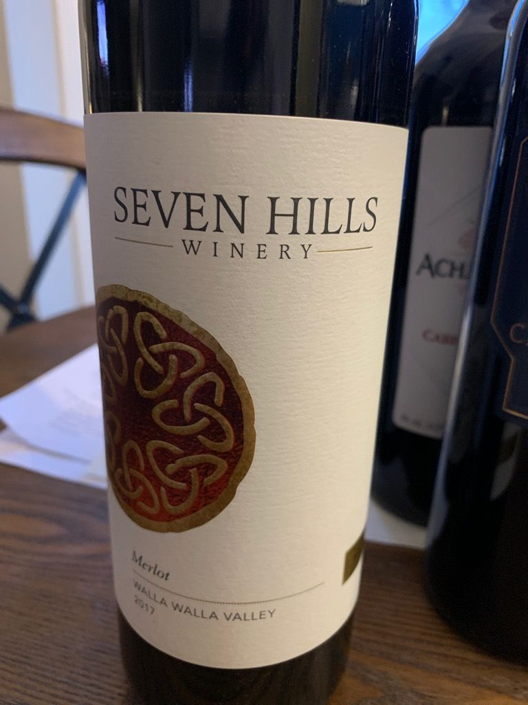 2017 Seven Hills Winery Merlot Seven Hills Vineyard, USA, Washington, Columbia Valley, Walla ...