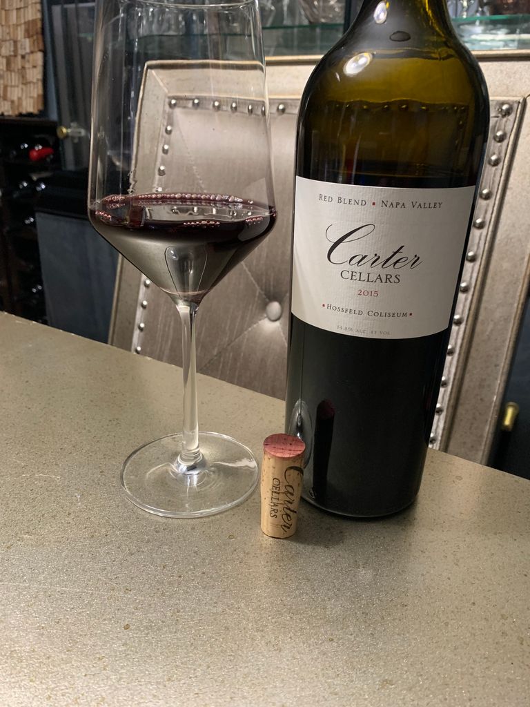 2015 Carter Cellars Hossfeld Coliseum, USA, California, Napa Valley ...