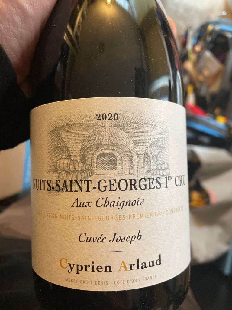 2021 Cyprien Arlaud Nuits-Saint-Georges 1er Cru Aux Chaignots Cuvée ...