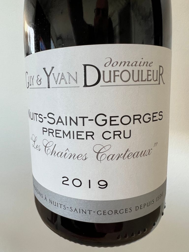 2019 Domaine Guy & Yvan Dufouleur Nuits St. Georges 1er Cru Les Chaines ...