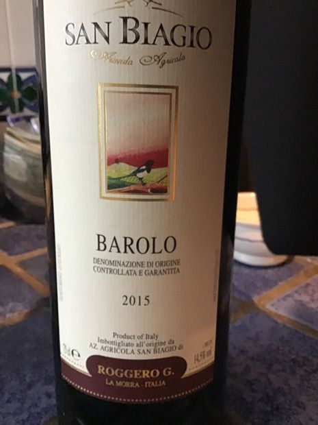 2015 San Biagio Barolo Bricco San Biagio, Italy, Piedmont, Langhe ...