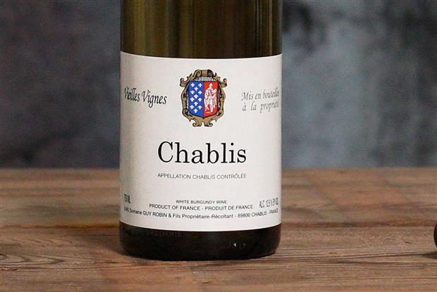 2015 Domaine Guy Robin et Fils Chablis Vieilles Vignes, France ...