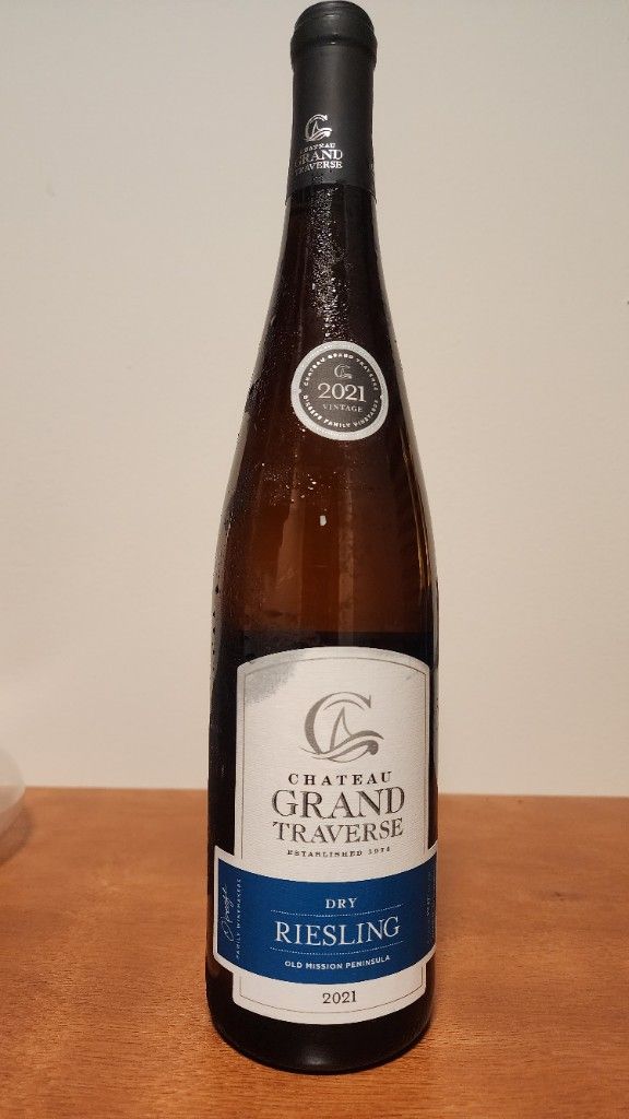 2021 Chateau Grand Traverse Dry Riesling, USA, Michigan, Old Mission ...