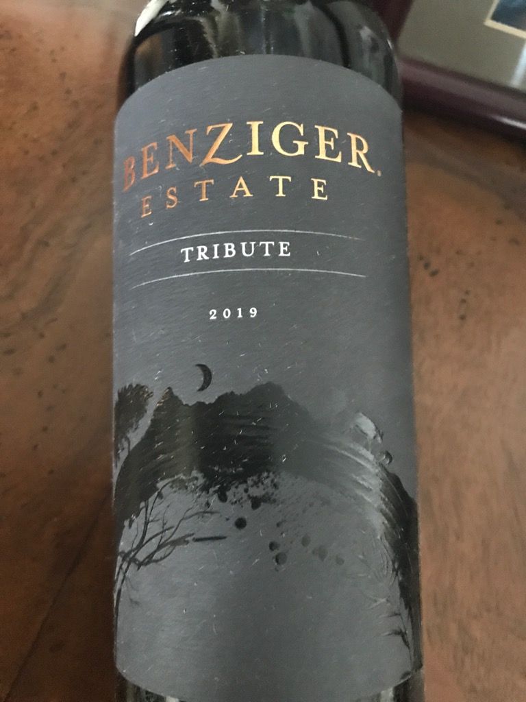 2019 Benziger Family Winery Tribute Estate, USA, California, Sonoma ...