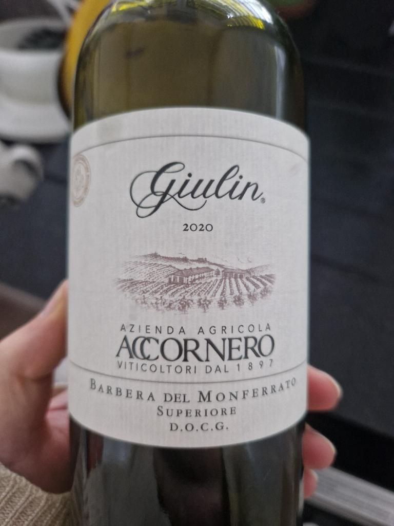 2020 Accornero Barbera del Monferrato Giulin, Italy, Piedmont ...