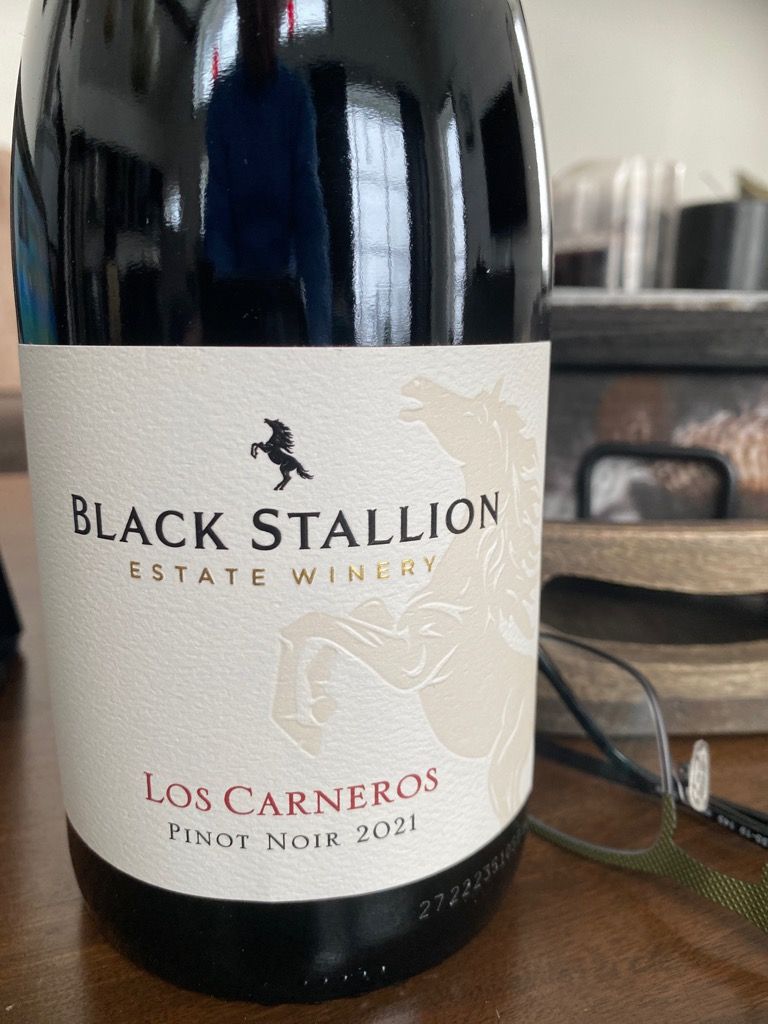2021 Black Stallion Estate Winery Pinot Noir Carneros, USA, California ...