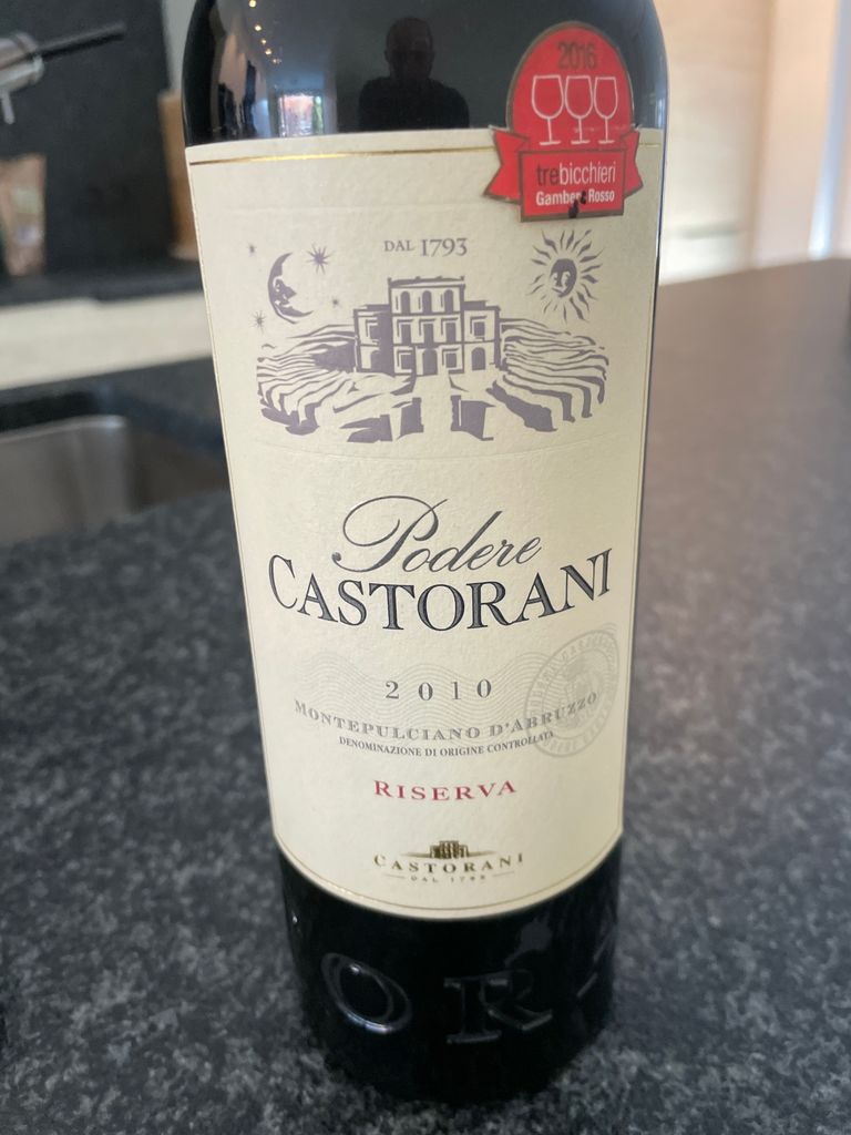 2010 Podere Castorani Montepulciano d'Abruzzo Riserva, Italy, Abruzzi ...
