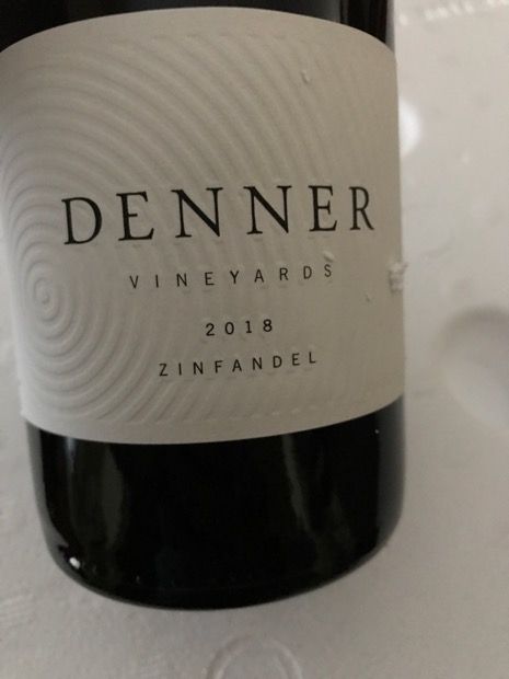2018 Denner Zinfandel, USA, California, Central Coast, Paso Robles ...