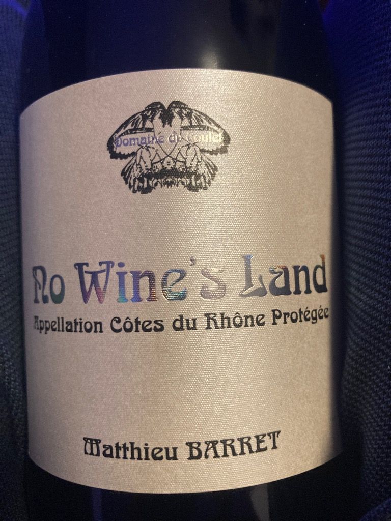 2020 Domaine du Coulet (Matthieu Barret) Côtes du Rhône No Wine's Land ...