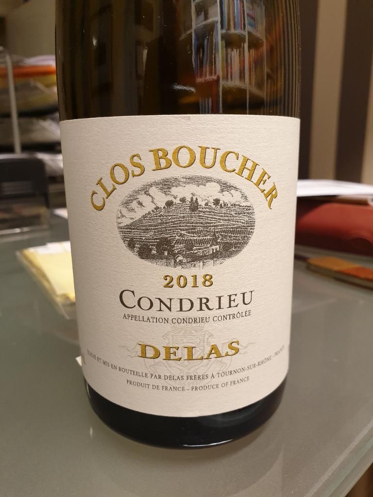2018 Delas Frères Condrieu Clos Boucher, France, Rhône, Northern Rhône ...