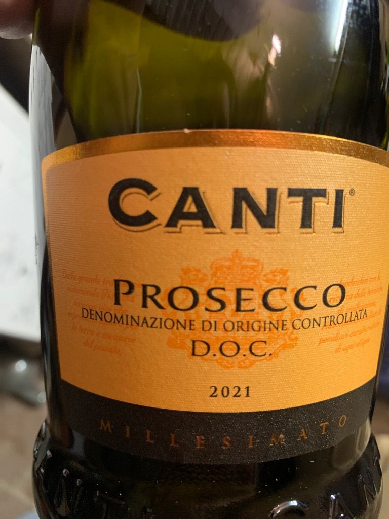2021 Canti Prosecco Extra Dry Millesimato, Italy, Veneto / Friuli ...
