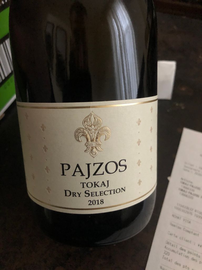 2018 Château Pajzos Furmint, Hungary, Tokaji - CellarTracker