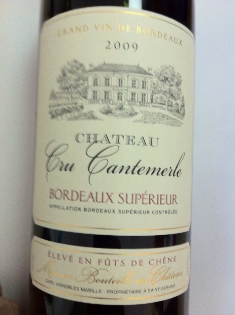 2009 Château Cru Cantemerle, France, Bordeaux, Bordeaux Supérieur ...