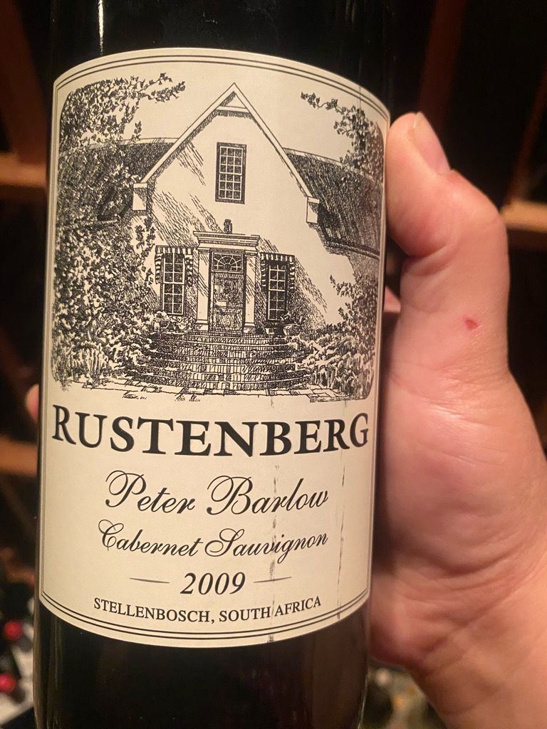 1971 Rustenberg Cabernet Sauvignon, South Africa, Coastal Region ...