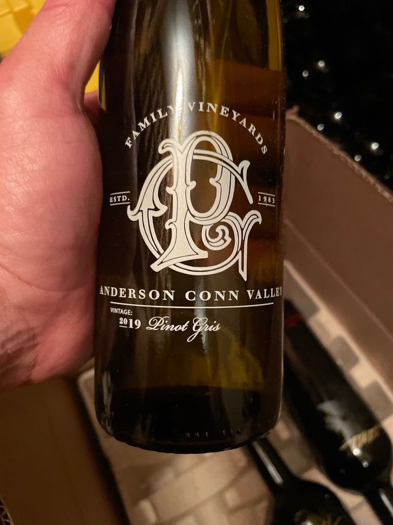 2019 Anderson's Conn Valley Vineyards Pinot Gris, USA, California, Napa ...