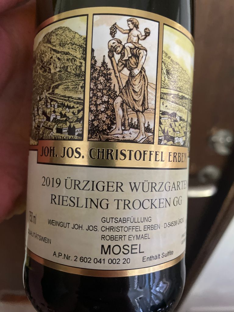 2019 Joh. Jos. Christoffel Erben Ürziger Würzgarten Riesling Großes ...