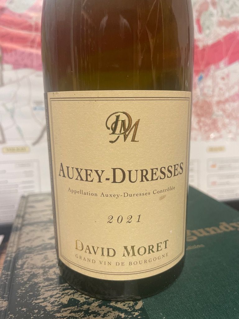 2019 David Moret Auxey-Duresses Blanc, France, Burgundy, Côte de Beaune ...